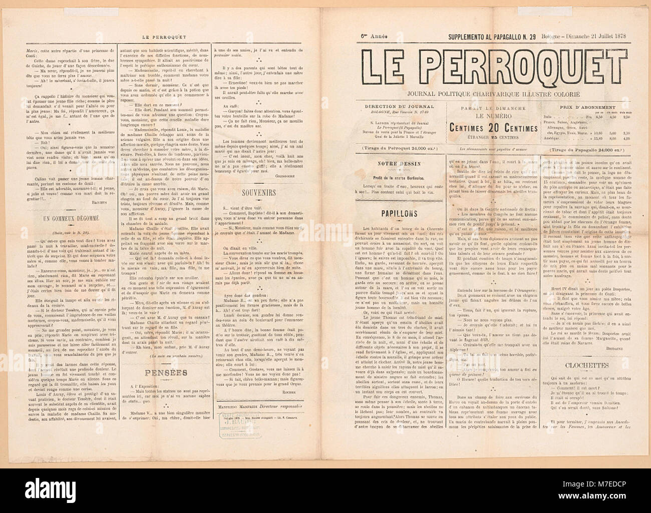 An Italian political pamphlet titled 'Profitto delle sorgenti politiche ...