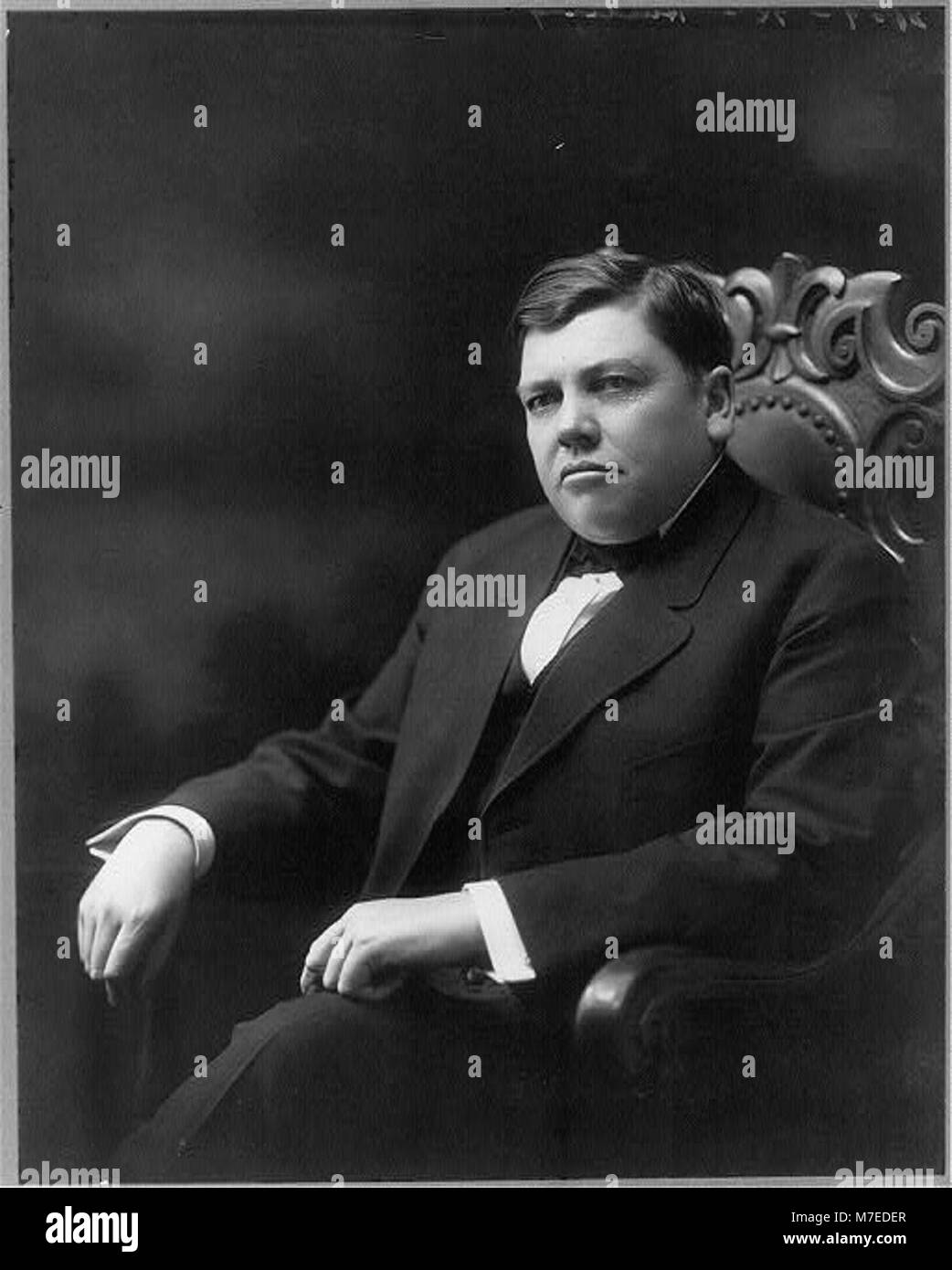 A photograph of Paul Oscar Husting, capturing his likeness during the ...