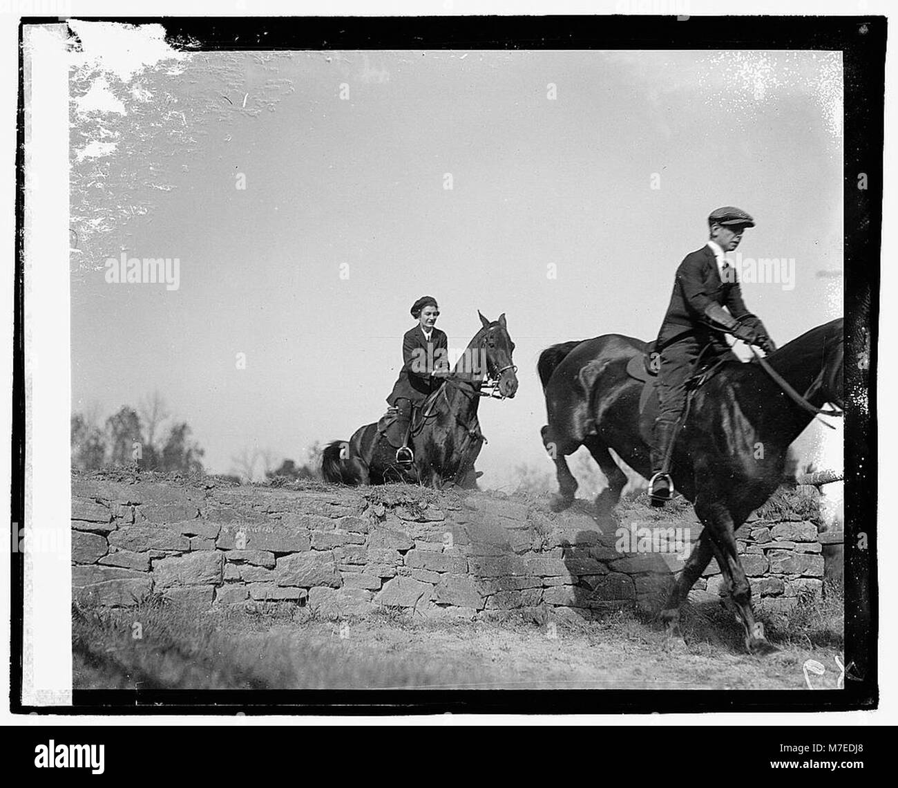 A portrait featuring Peggie Hall and Waggaman, capturing a moment in ...