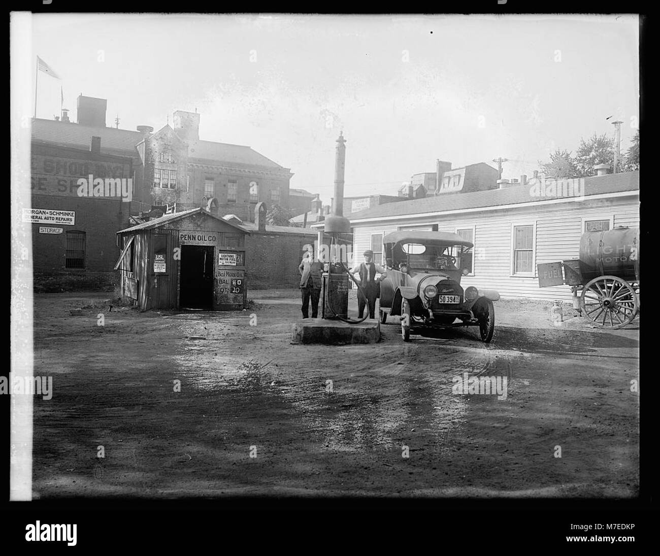 The Penn Oil Company office located at 16th and M streets in Washington ...