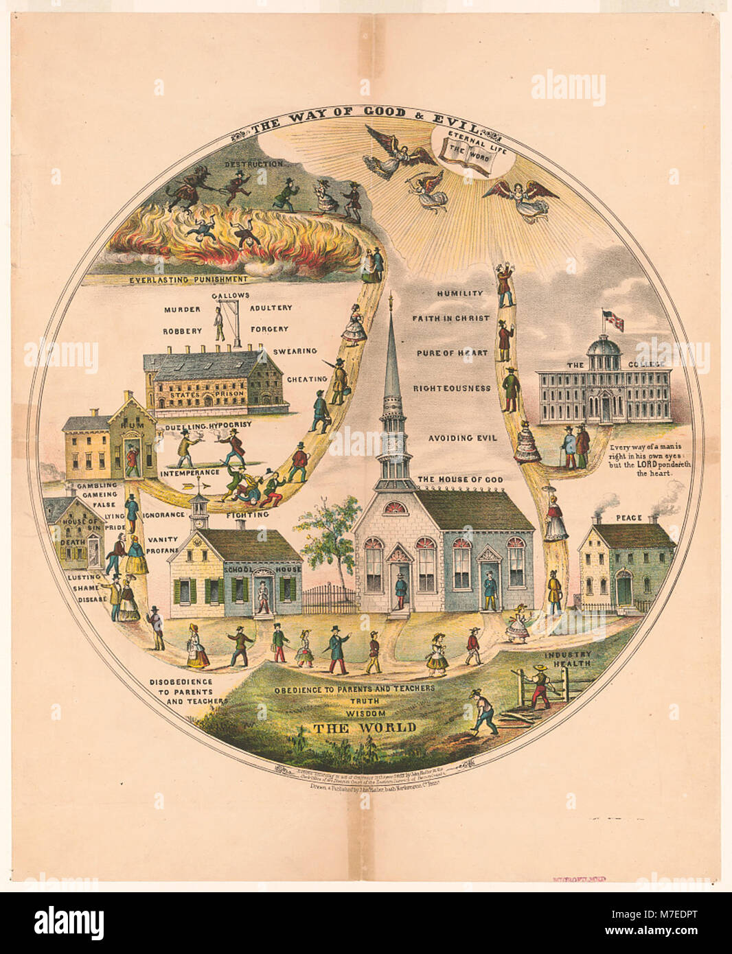 'The Way of Good & Evil,' illustrated and published by John Hailer in ...