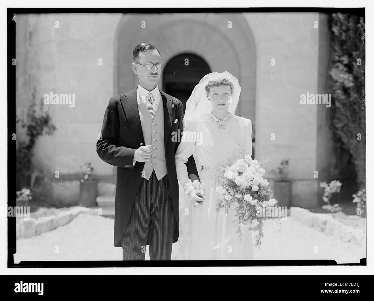 A wedding photograph featuring the Perry couple, capturing their ...