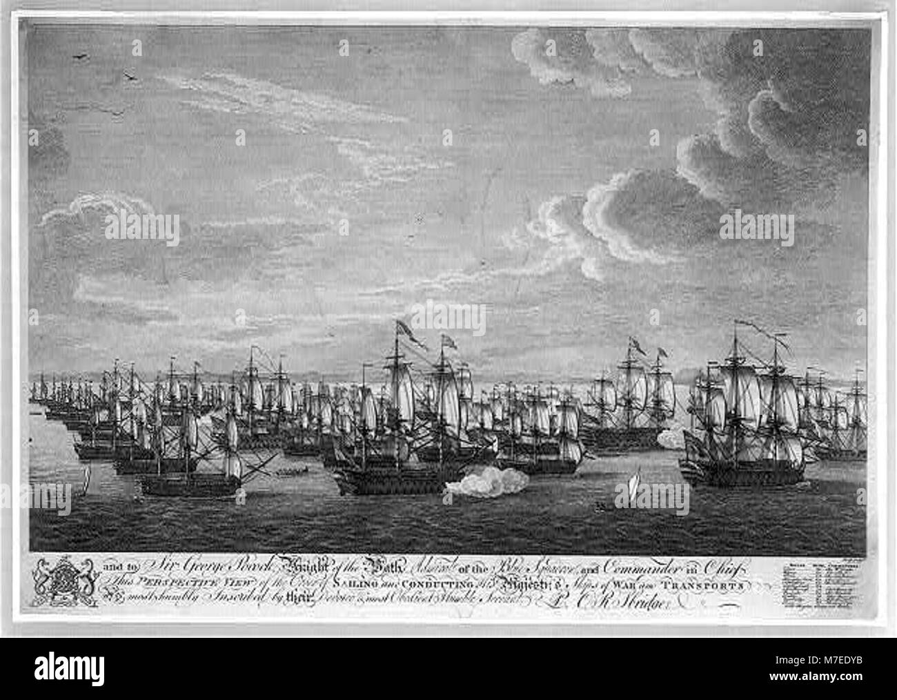 A naval scene illustrating the detailed order and structure involved in ...