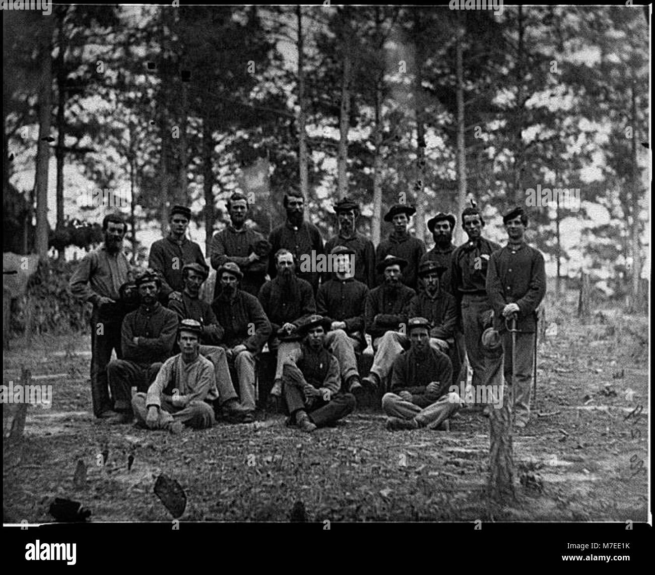 Petersburg, Va. Group of Company B, U.S. Engineer Battalion LOC cwpb ...