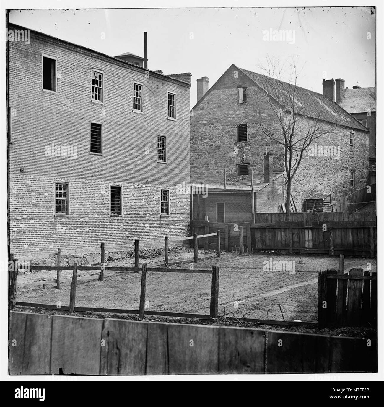 A historical photograph showcasing buildings in Petersburg, Virginia ...
