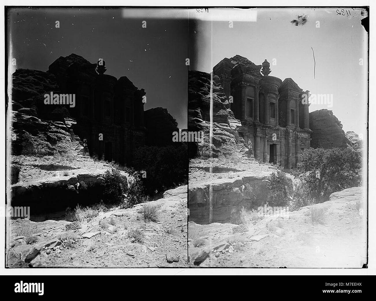 The Temple of Ed-Deir, located in Petra, Jordan, is a notable ...