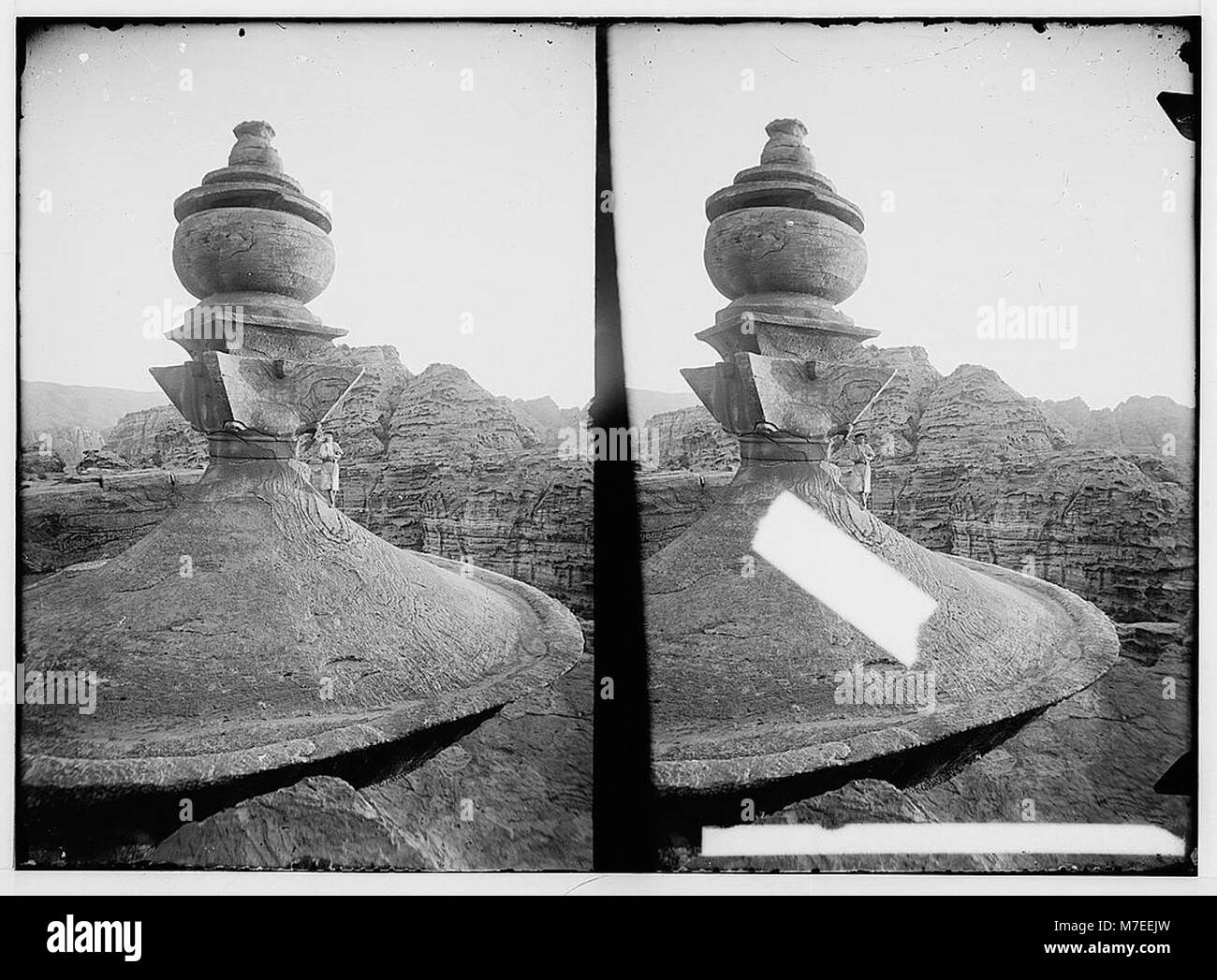 The image shows the Urn of Ed-Deir, a famous monument located in Petra ...