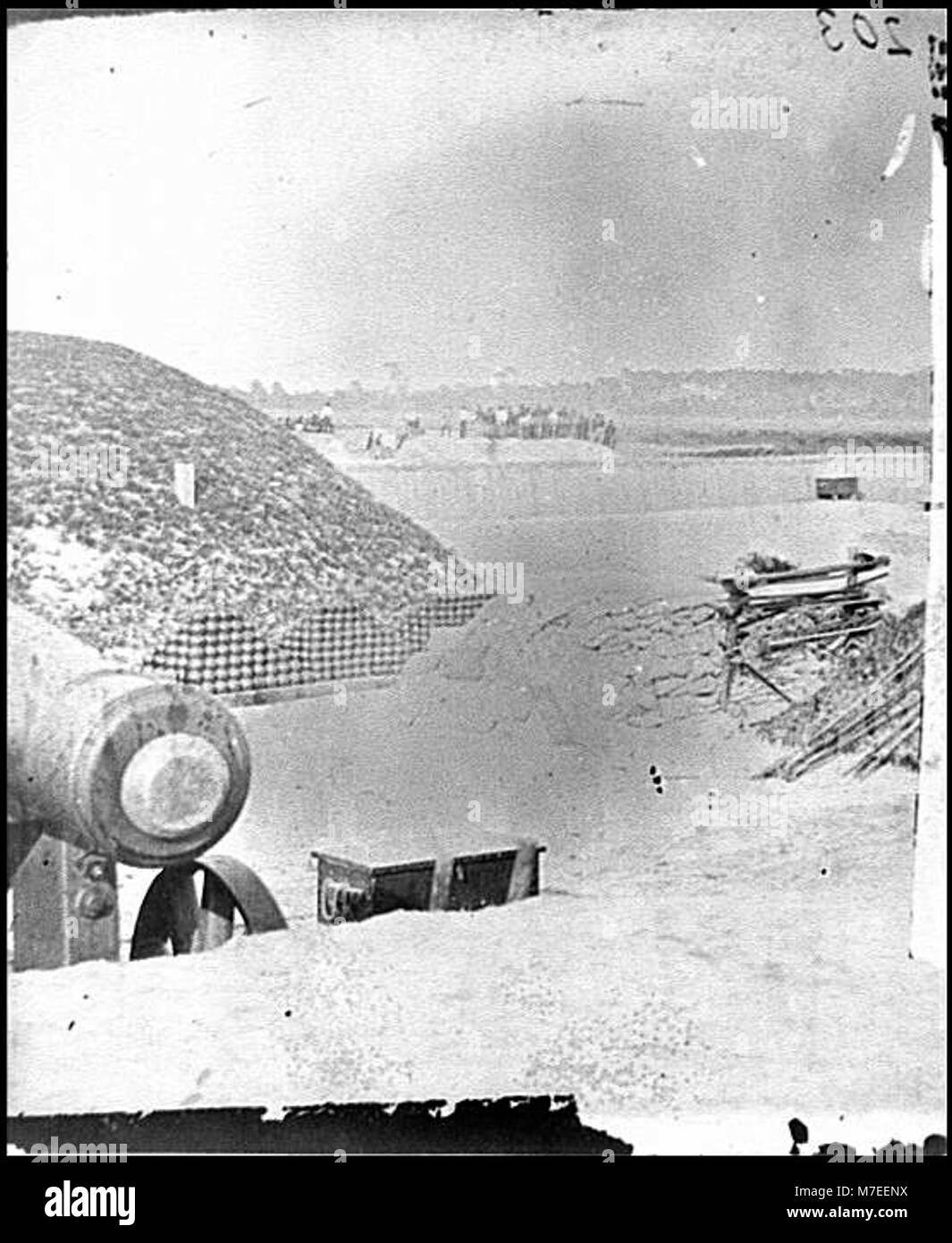 Photograph of Fort Beauregard on Phillips Island, South Carolina ...