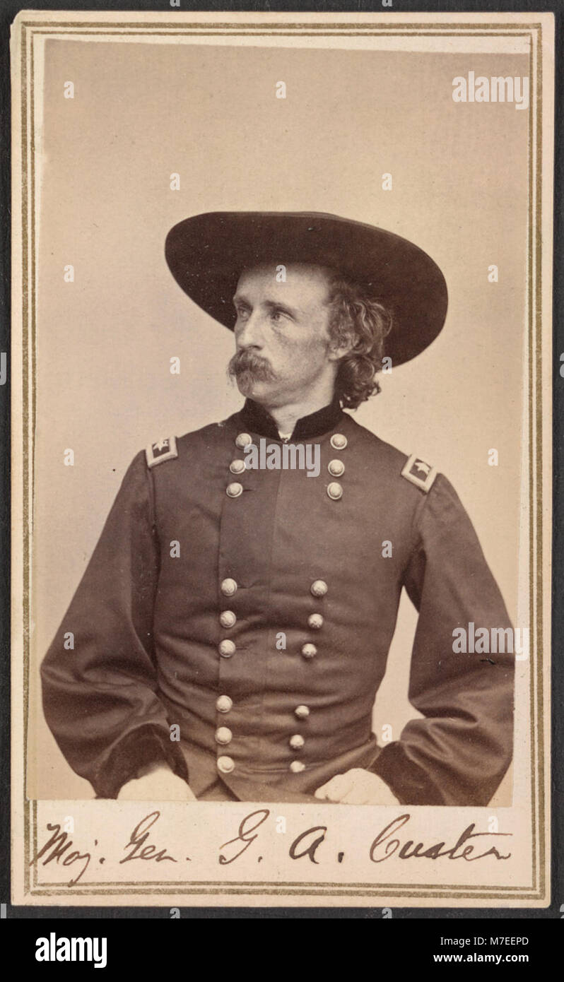 George armstrong custer hi-res stock photography and images - Alamy