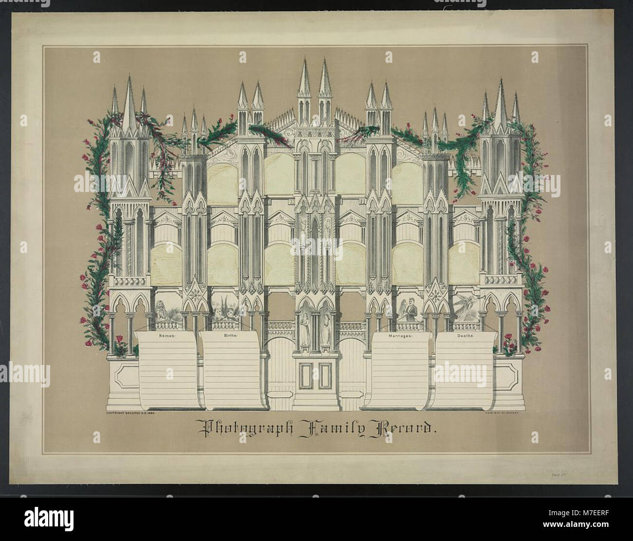 A photograph documenting a family record in St. Louis, capturing a ...