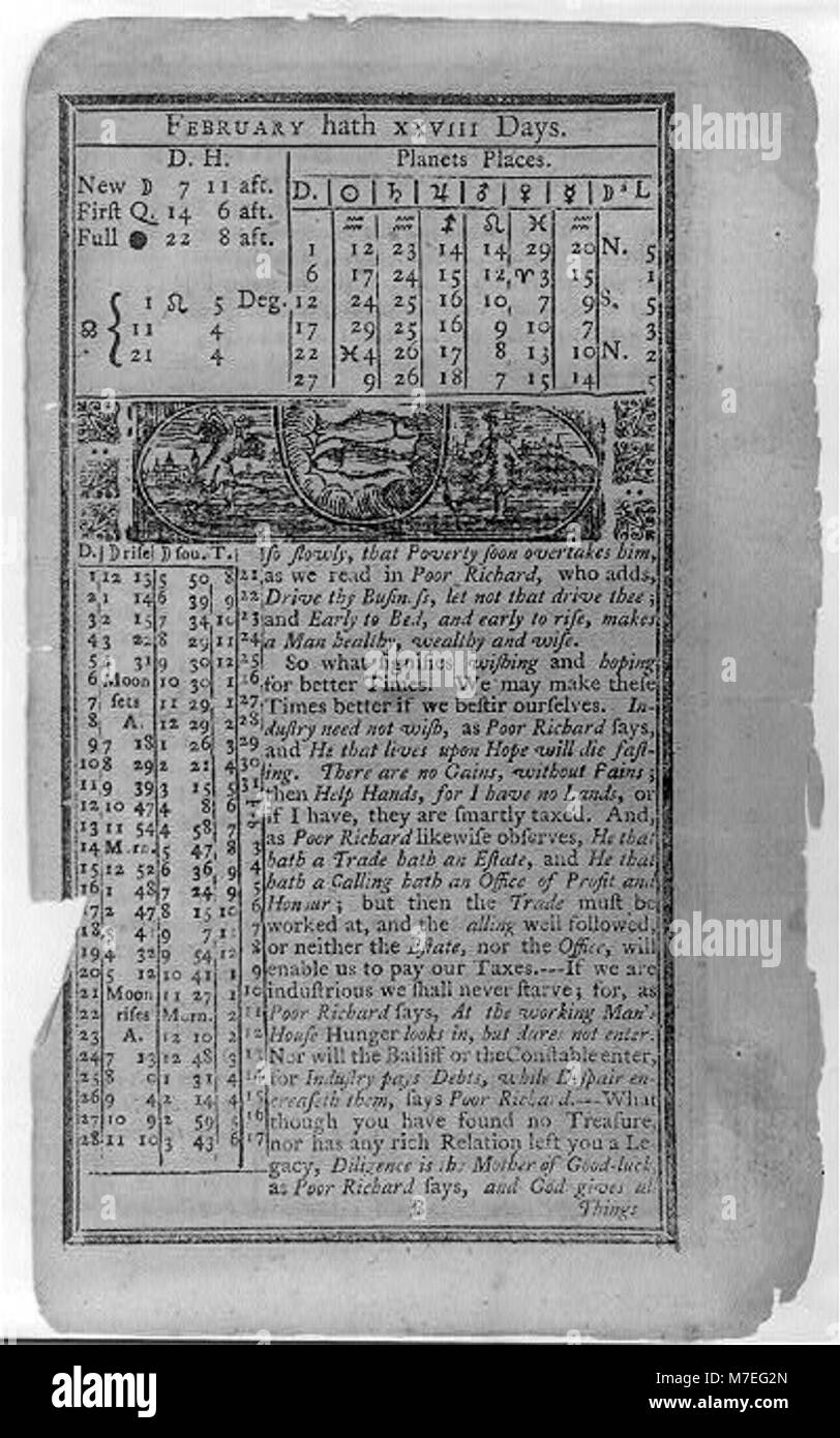 'Poor Richard's Almanac' was a popular publication written by Benjamin ...