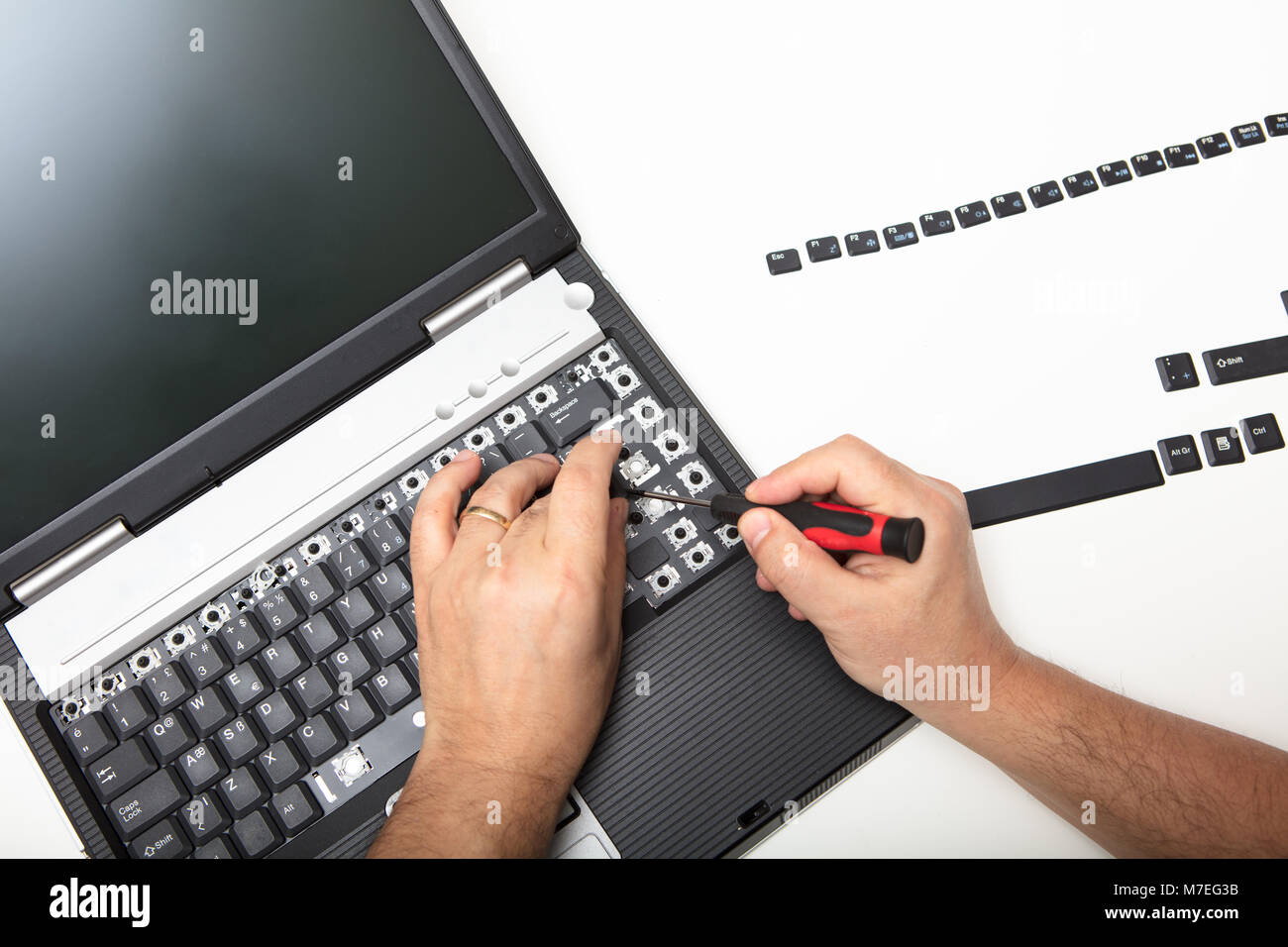 Top view system lettering hi-res stock photography and images - Alamy
