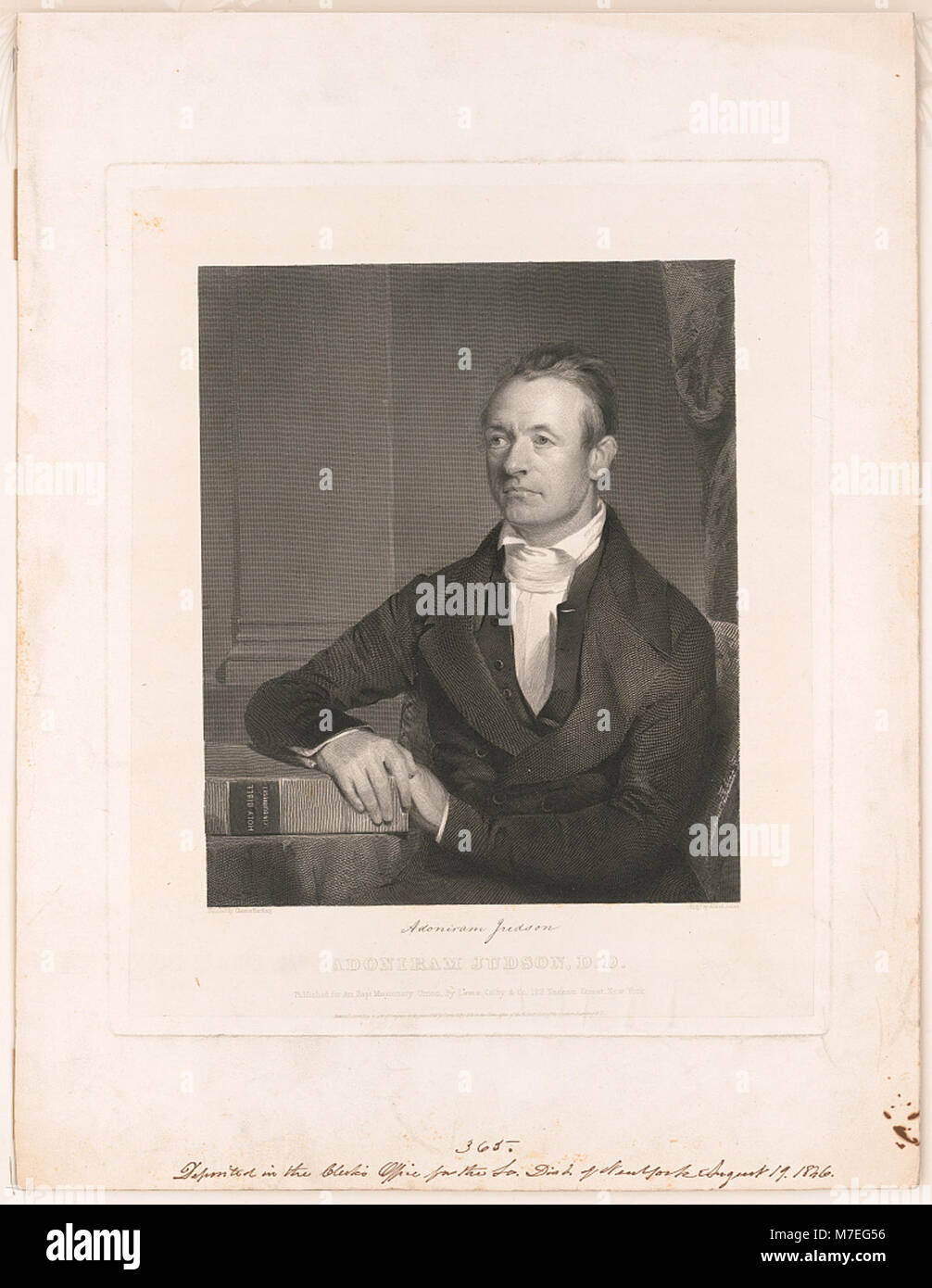 Adoniram Judson, a prominent Christian missionary and scholar, captured ...