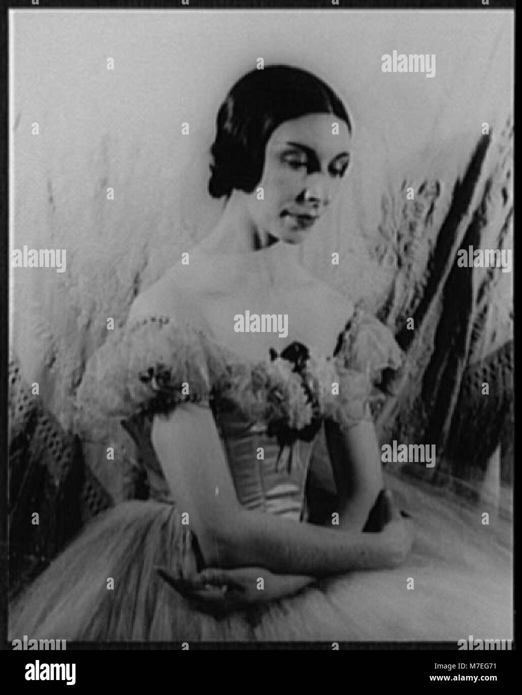 A portrait of Alicia Markova, a renowned ballet dancer, taken in the ...