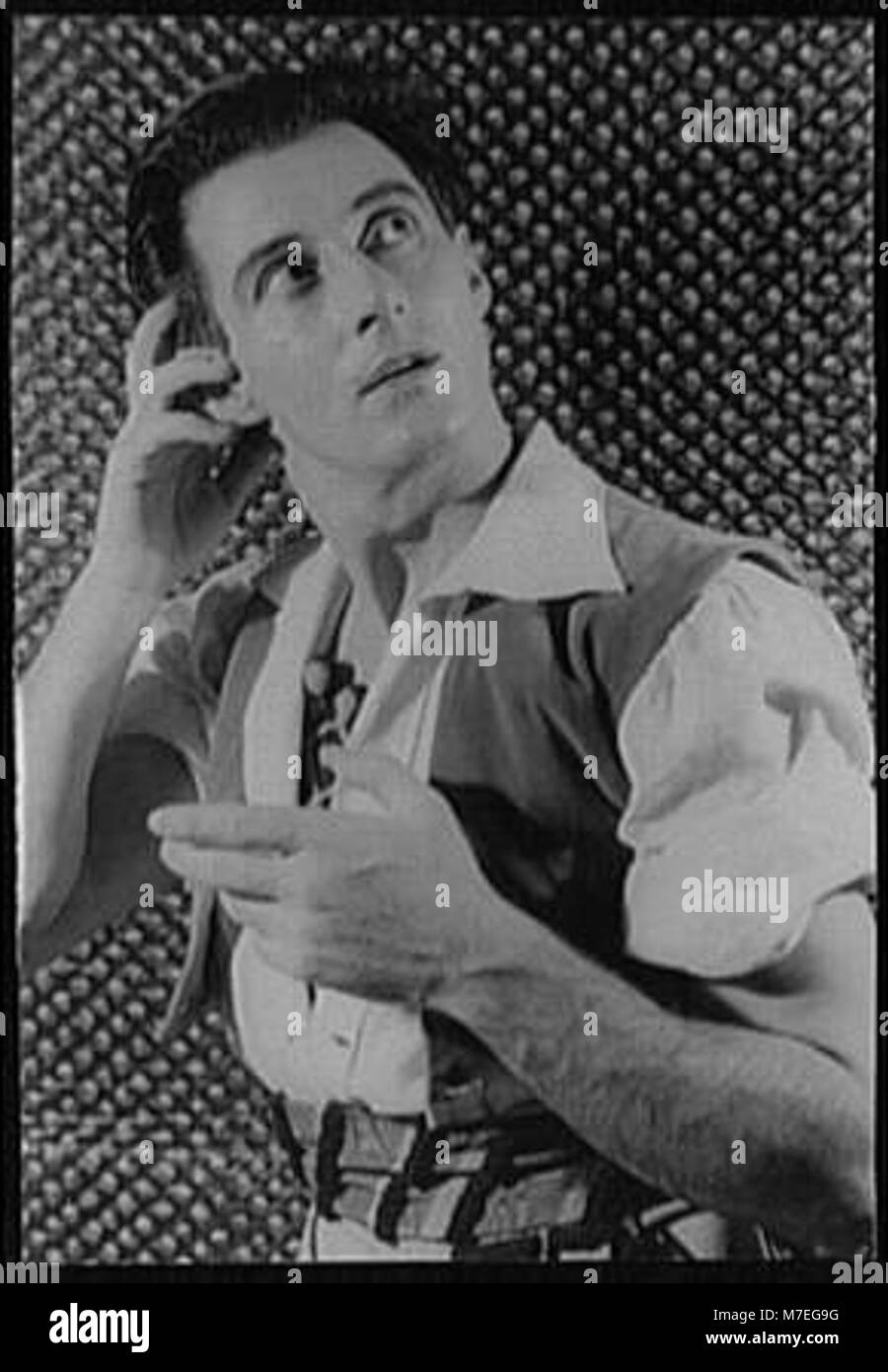 A portrait of Anton Dolin, a renowned ballet dancer, performing in ...