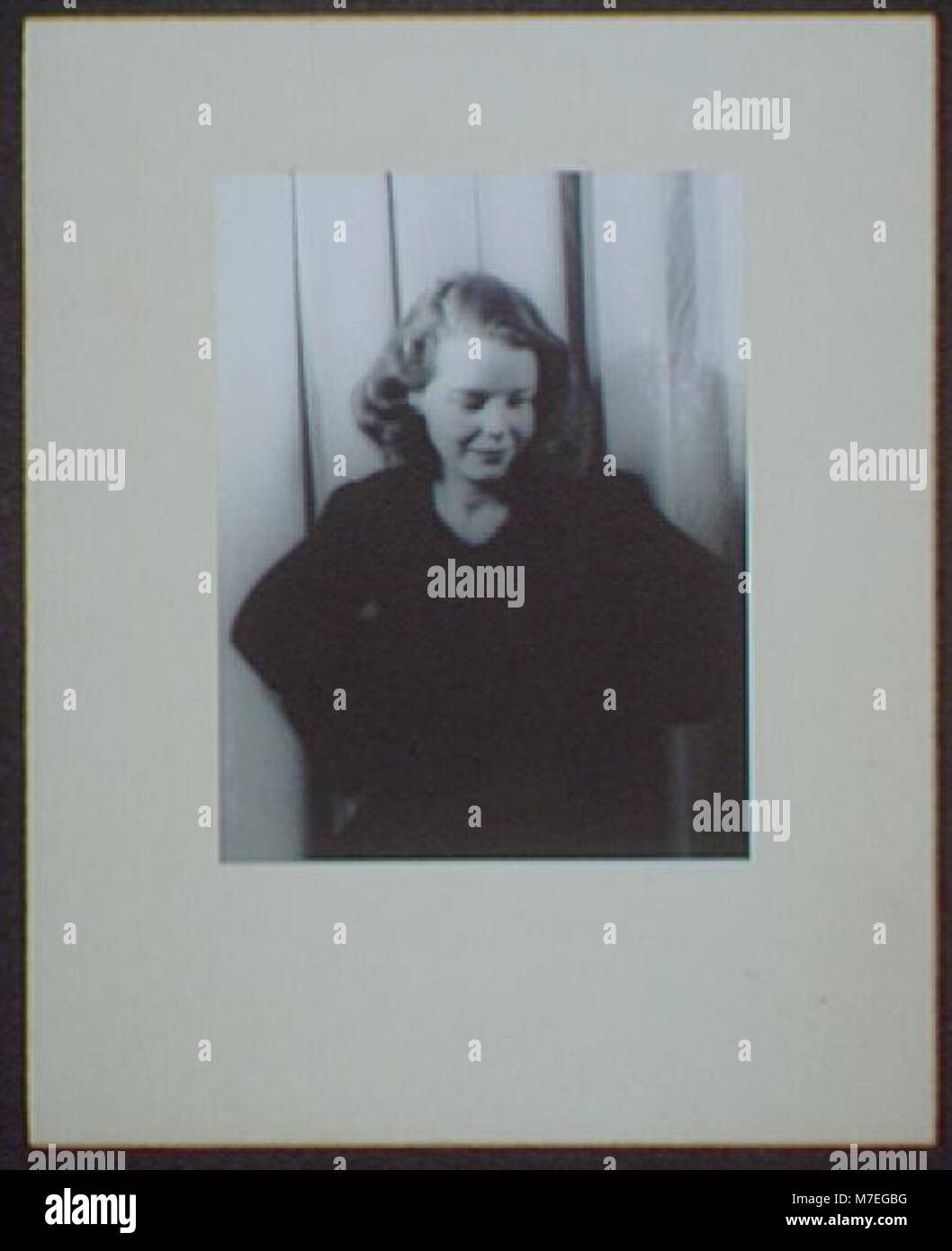 A formal portrait of Beatrice Pearson, capturing her dignified presence ...