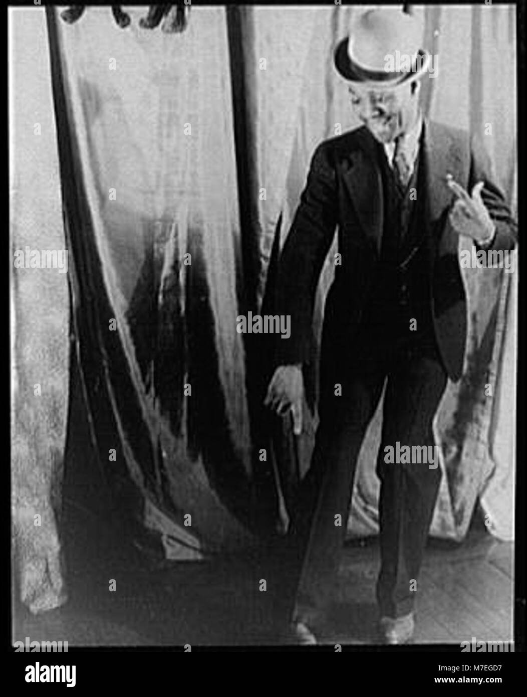 A portrait of Bill Robinson, a famous African-American dancer and ...