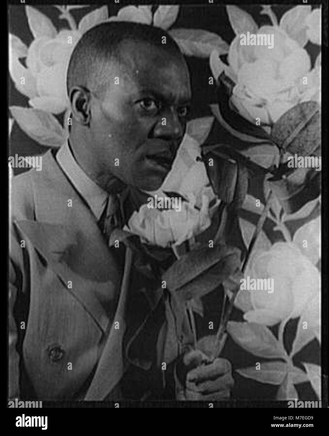 A portrait of Bill Robinson, an iconic African-American tap dancer and ...