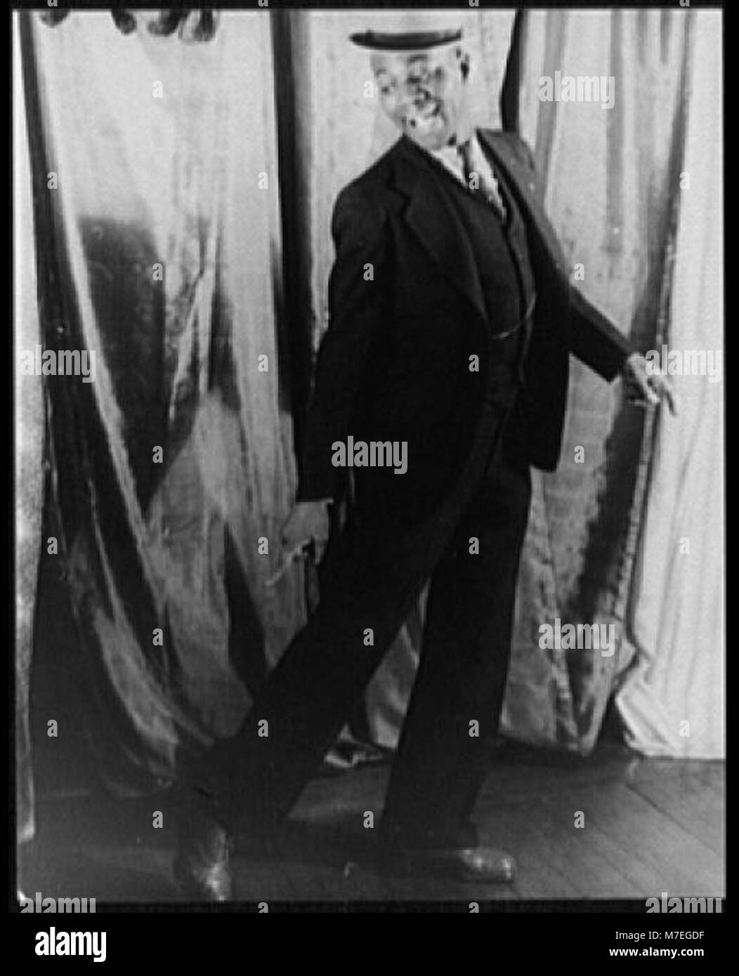 Portrait of Bill Robinson, an influential African American dancer and ...