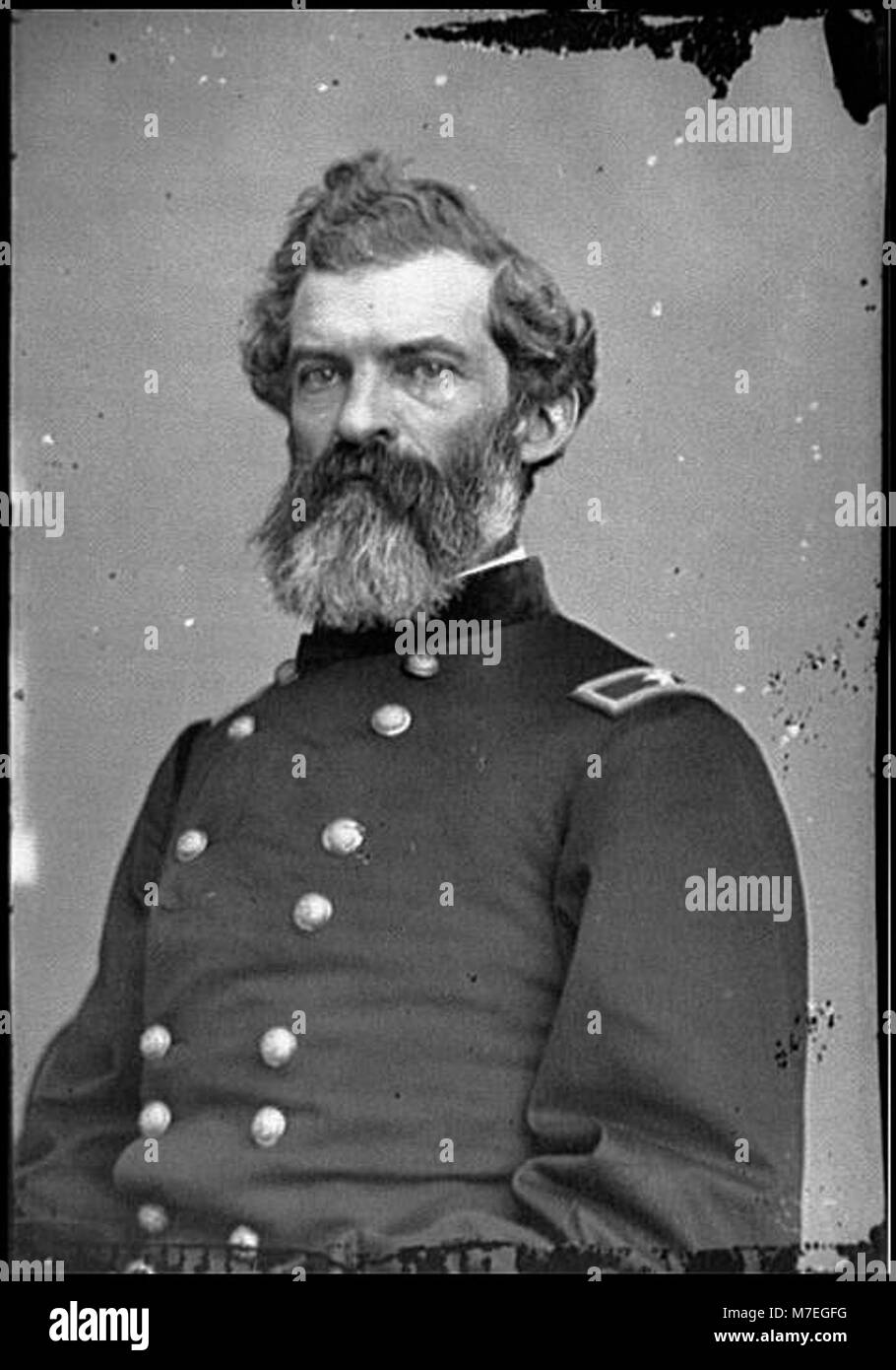 A portrait of Brigadier General John W. Sprague, a significant officer ...
