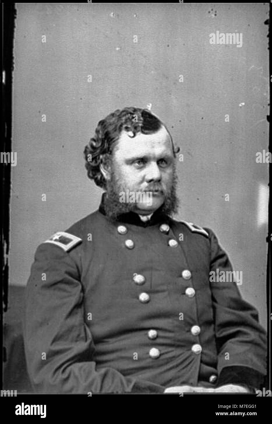 A portrait of Brigadier General Robert O. Tyler, a Union officer during ...