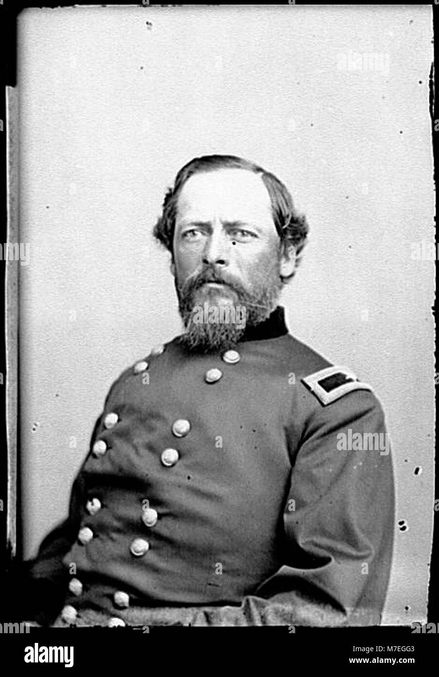 A portrait of Brigadier General Samuel Kosciuzko Zook, a Federal Army ...