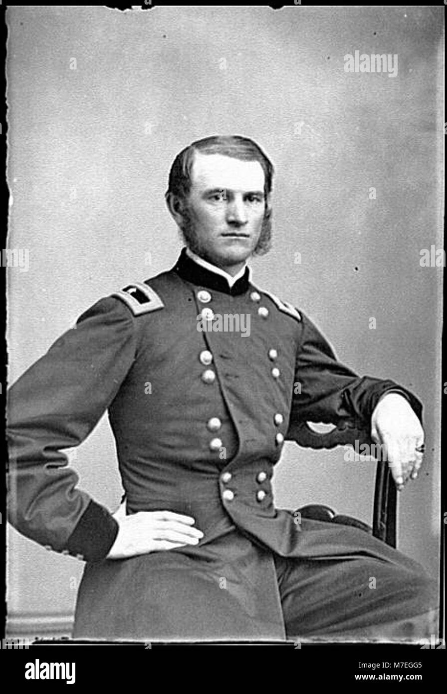 A formal portrait of Brigadier General Thomas E. G. Ransom, a Federal ...