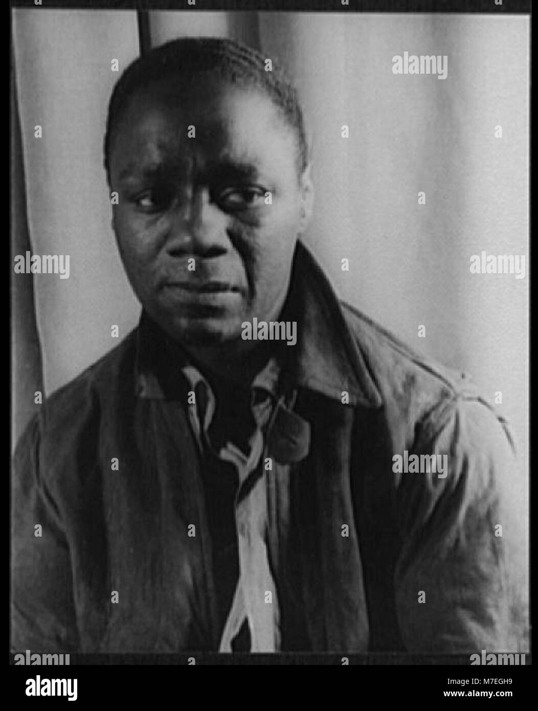 A portrait of Canada Lee, an African American actor, taken during his ...
