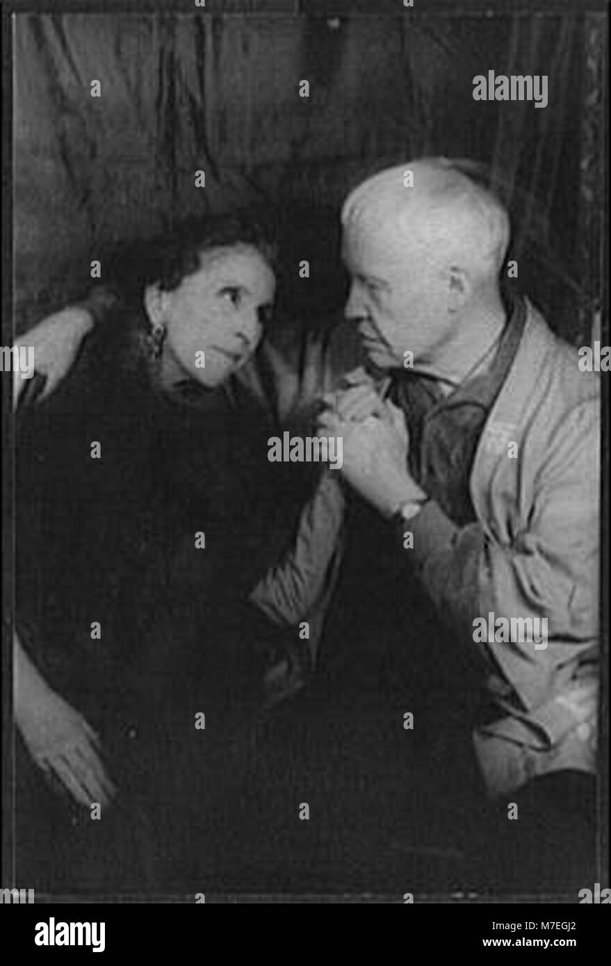 This portrait features Carl Van Vechten, an American photographer ...