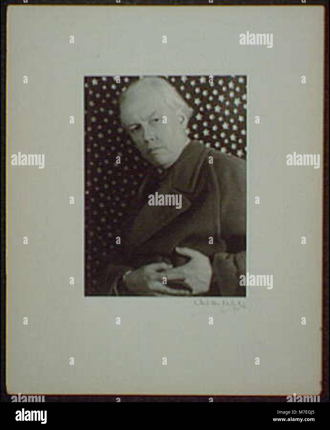A portrait of Carl Van Vechten, an influential American writer ...