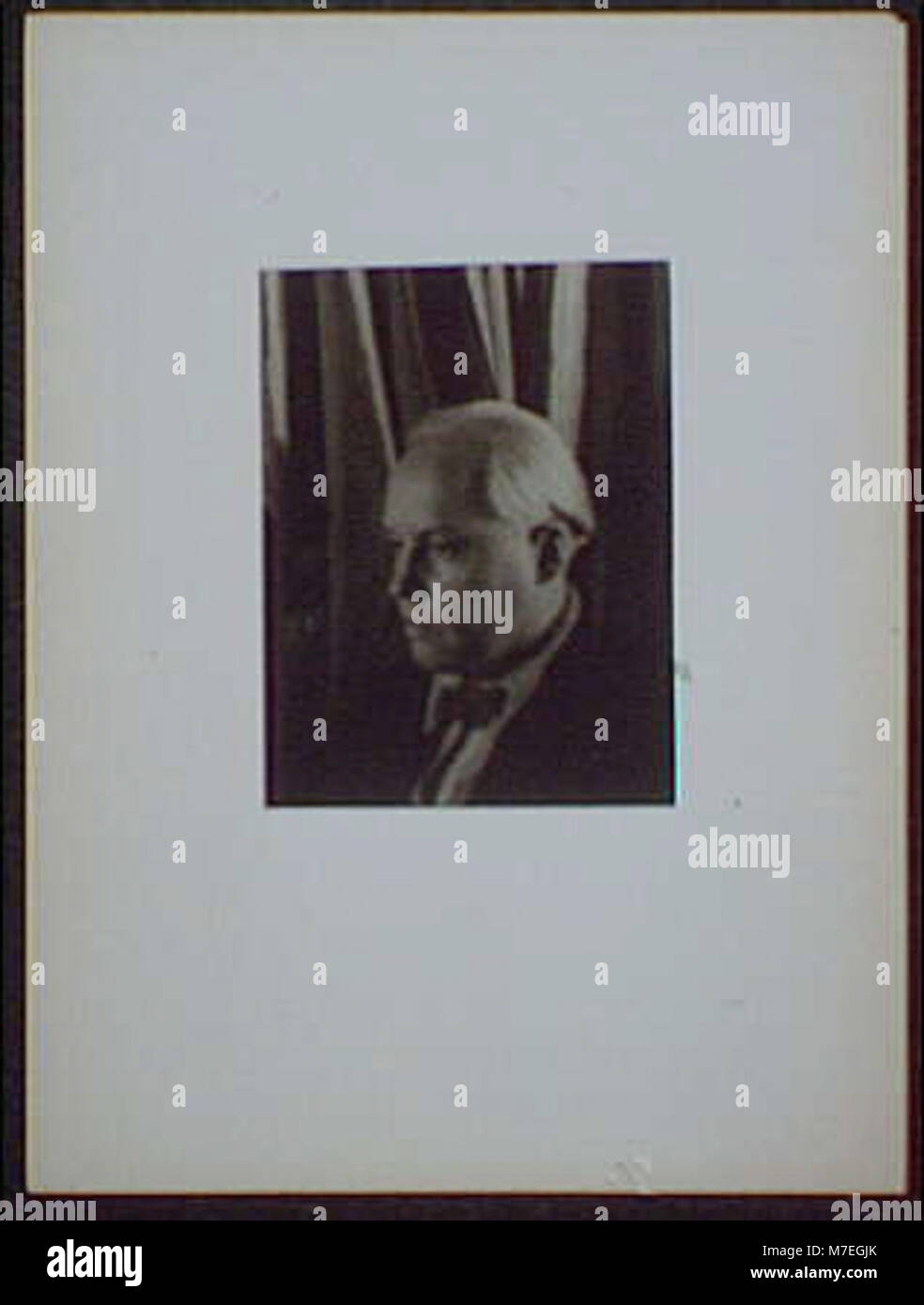 A portrait of Carl Van Vechten, likely a notable figure in the arts ...