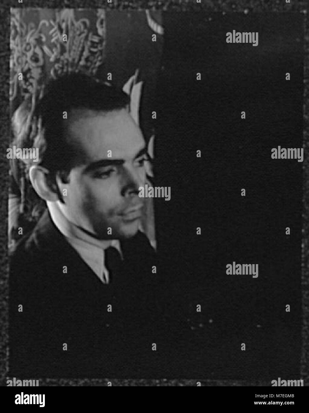 A formal portrait of Charles Weidman, an American dancer, choreographer ...