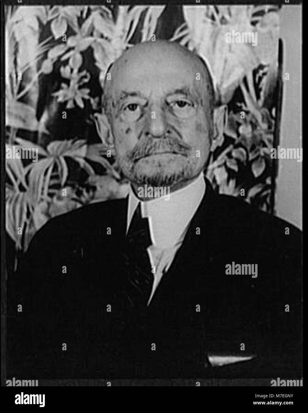 A formal portrait of Daniel Frohman, a significant figure in early ...