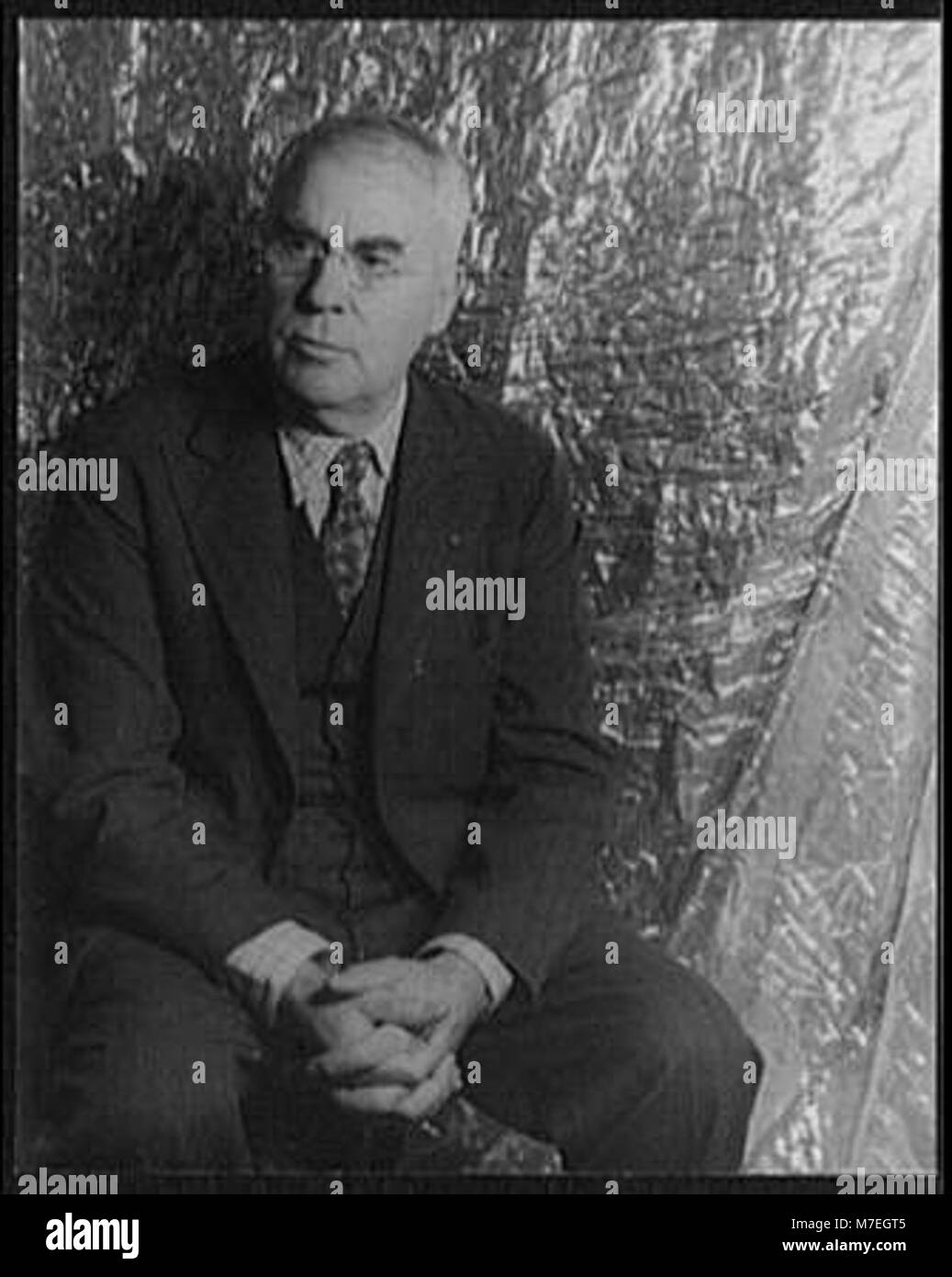 A formal portrait of Dr. Albert C. Barnes, highlighting his role as an ...