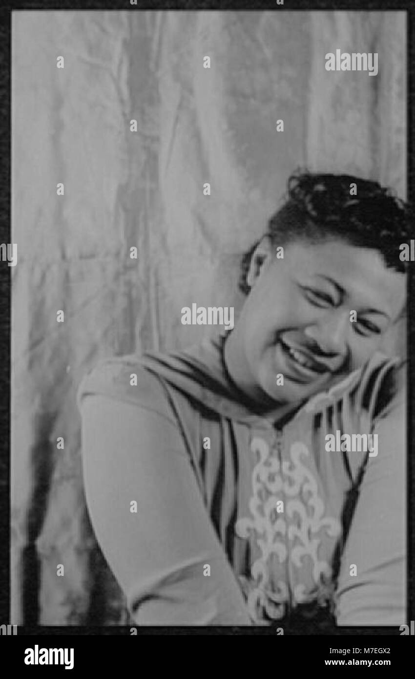 This is a classic portrait of Ella Fitzgerald, the renowned American ...