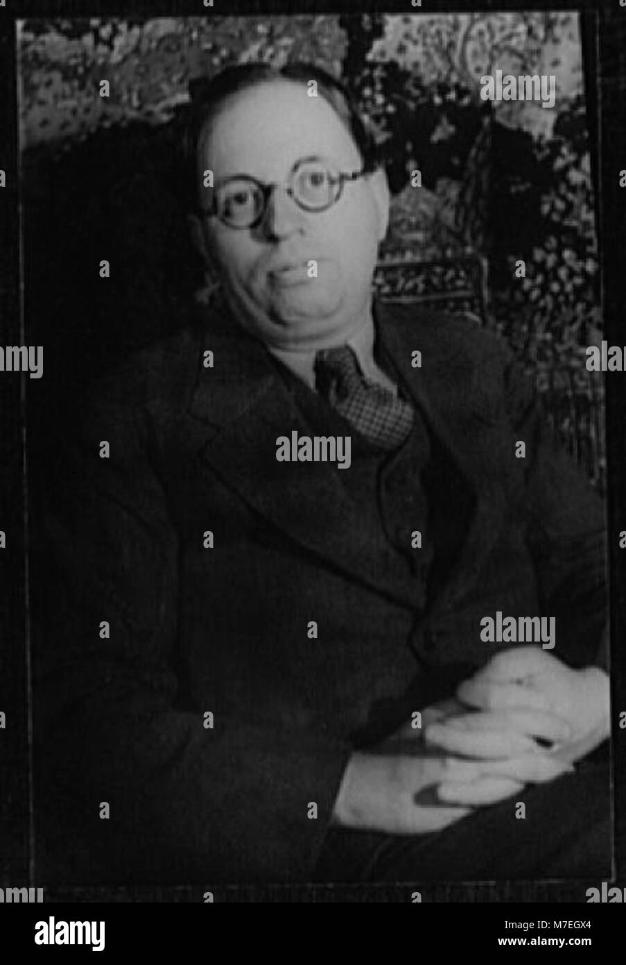 This image is a portrait of Elmer Rice, an influential American ...