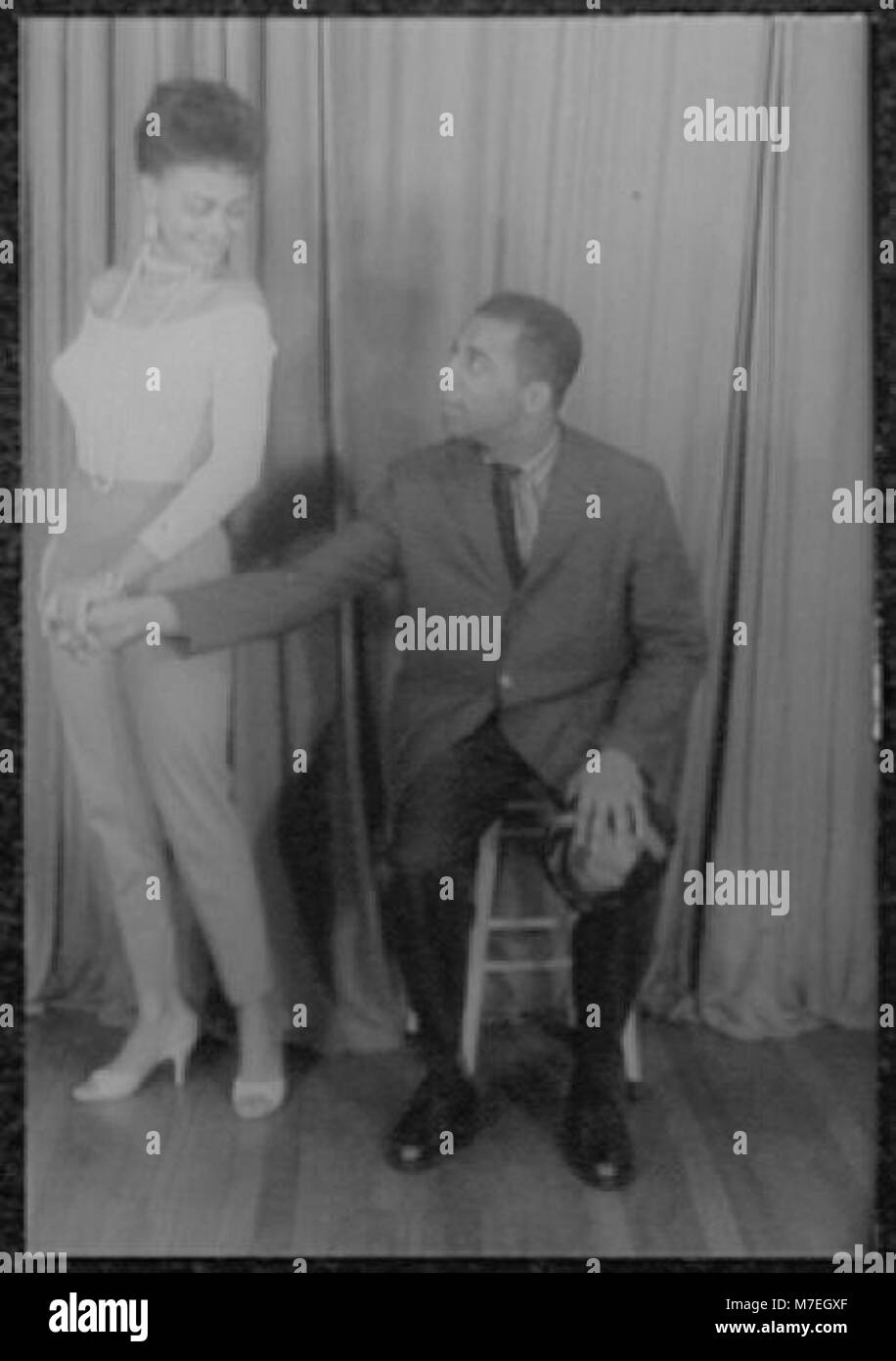This portrait shows Ethel Ayler and Melvin Stewart in their roles as ...
