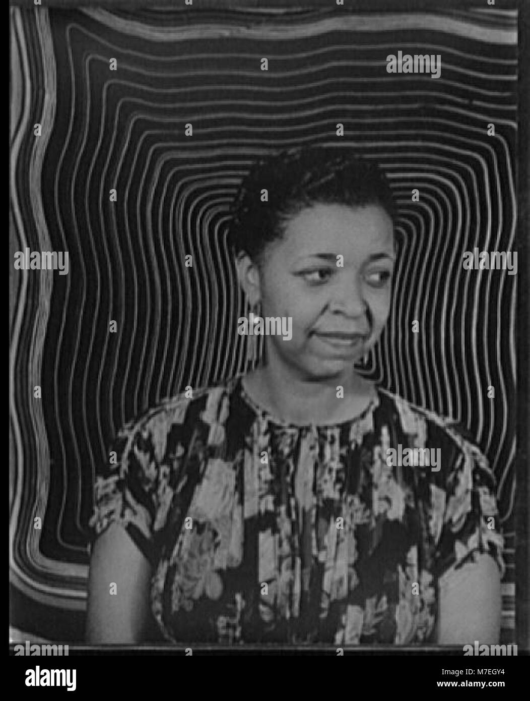 Portrait of Ethel Waters, a renowned African American singer and ...
