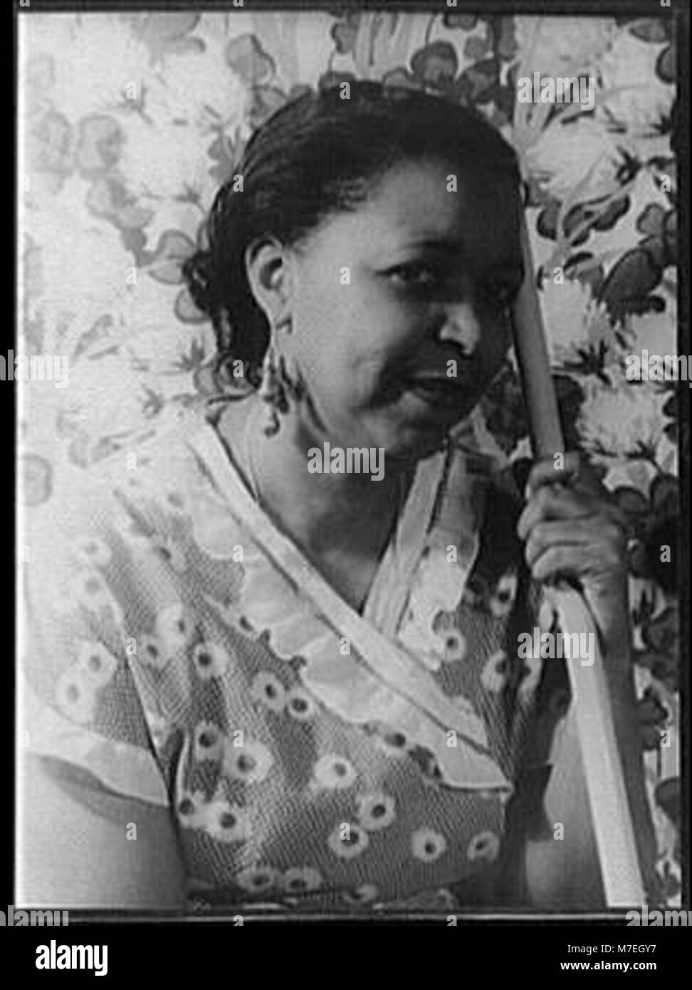 This portrait captures the American singer and actress Ethel Waters ...