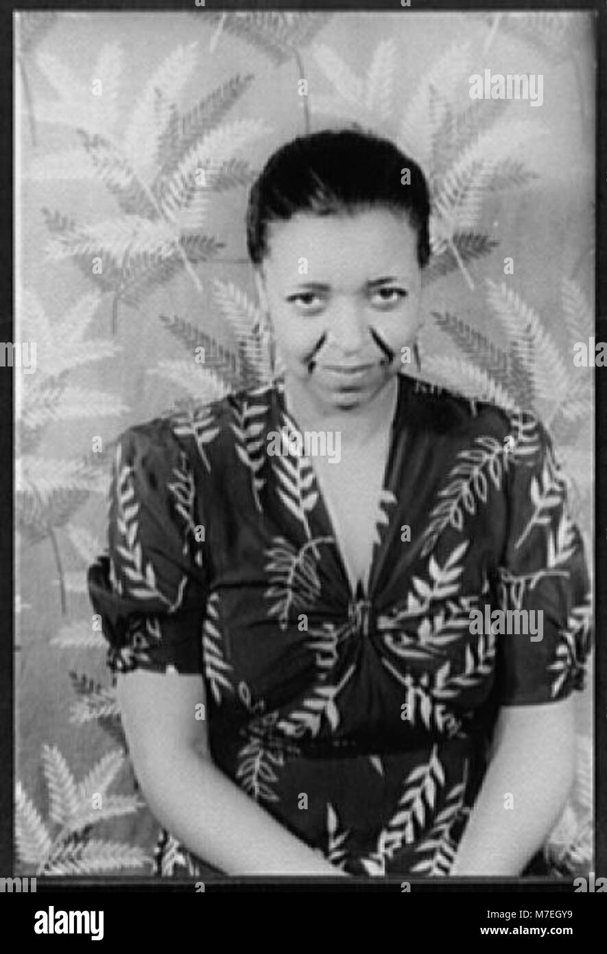 A formal portrait of Ethel Waters, an influential African American ...