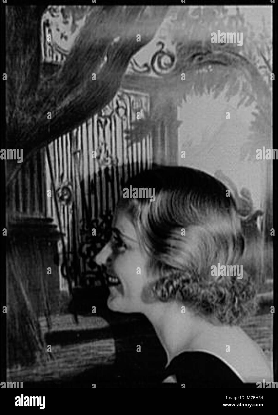 A portrait of Grace Moore, an iconic American opera singer known for ...