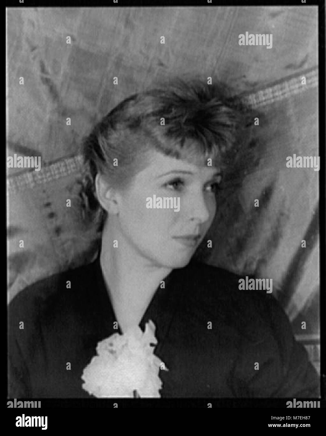 A portrait of Ina Claire, a prominent American actress, known for her ...