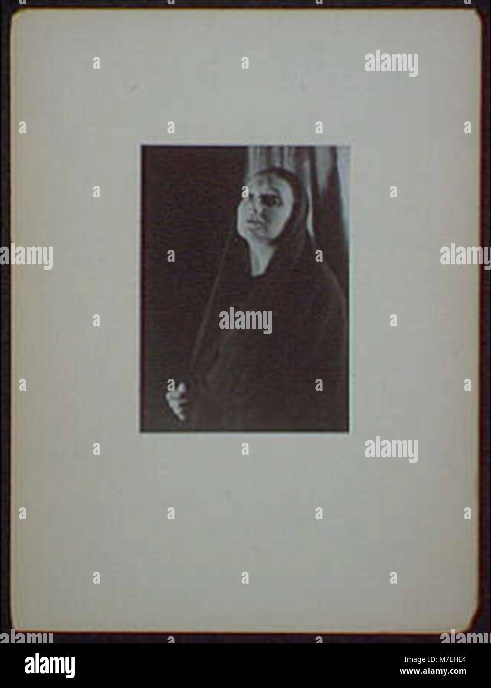 A portrait of Katharine Cornell, a renowned American actress known for her roles on Broadway ...