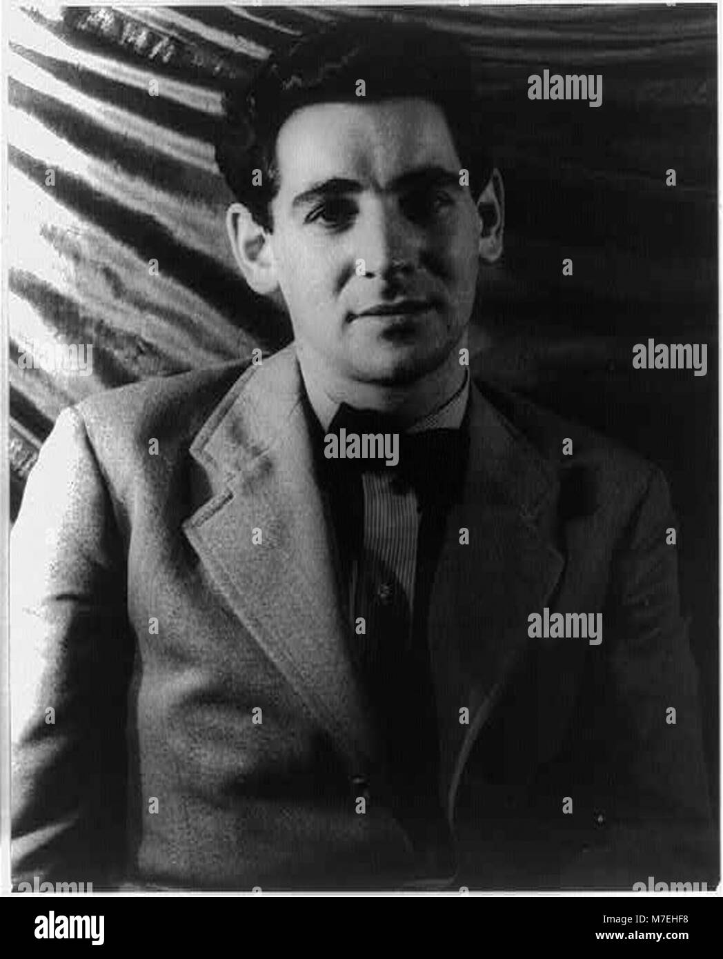 A formal portrait of Leonard Bernstein, the renowned American conductor ...