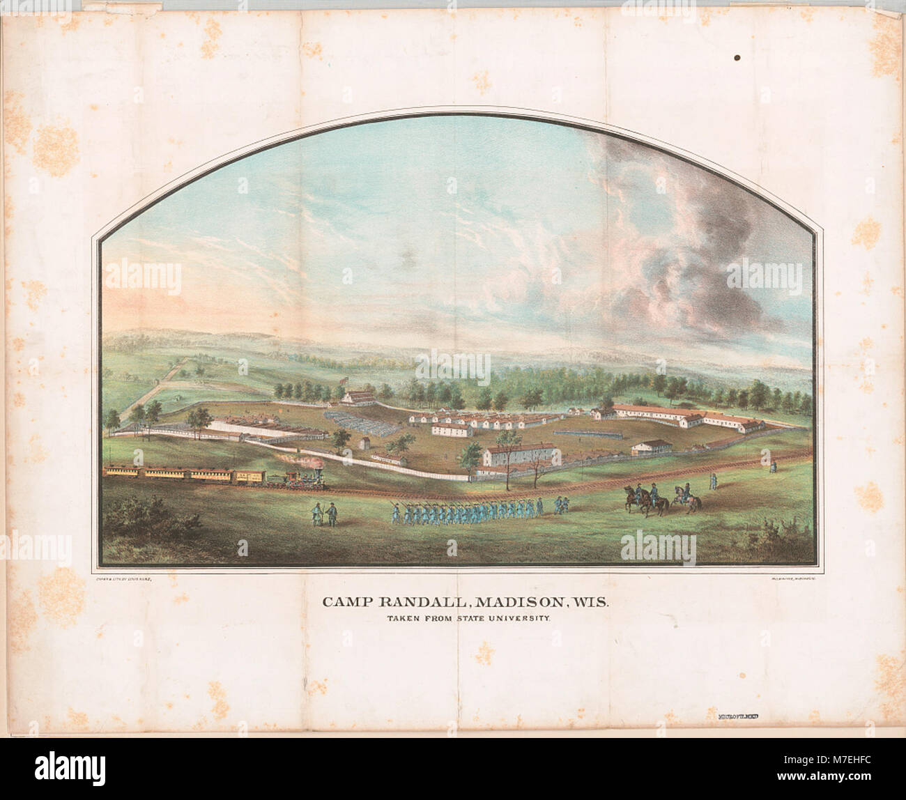 Camp randall university of wisconsin hi-res stock photography and ...