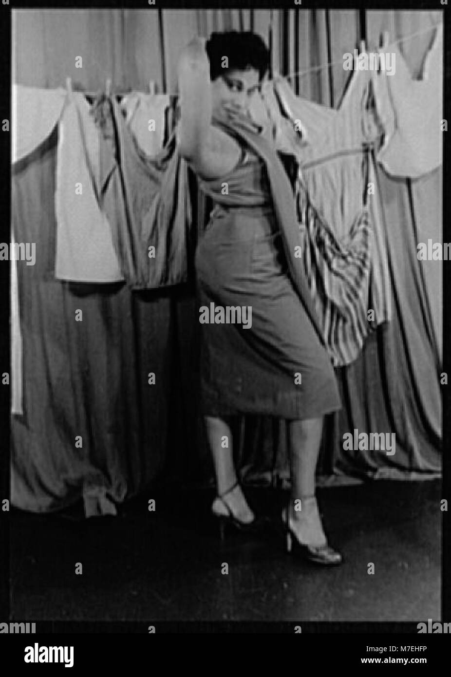 This portrait captures renowned opera singer Leontyne Price, known for ...