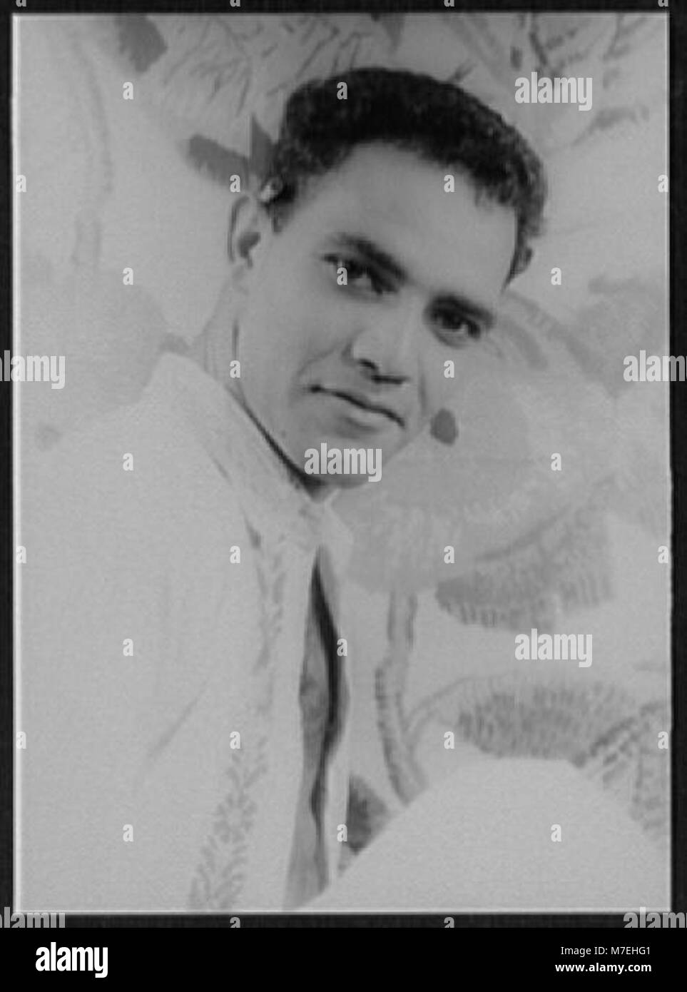 This is a portrait of Leon Moore, a notable historical figure. The ...