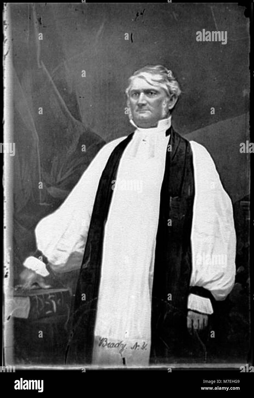 A formal portrait of Lieutenant General Leonidas Polk, a senior officer ...