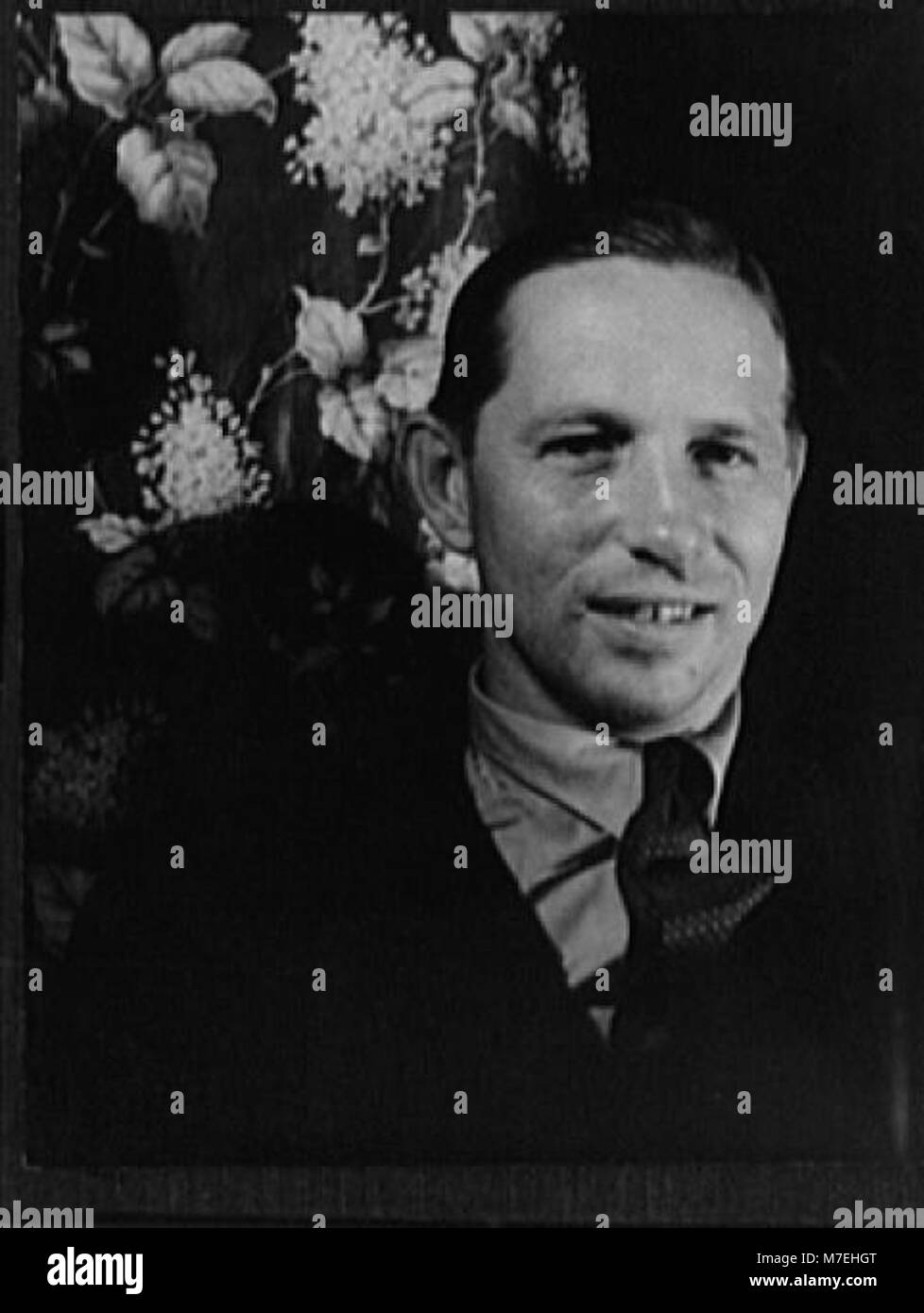 A portrait of Louis Bromfield, an American author known for his works ...