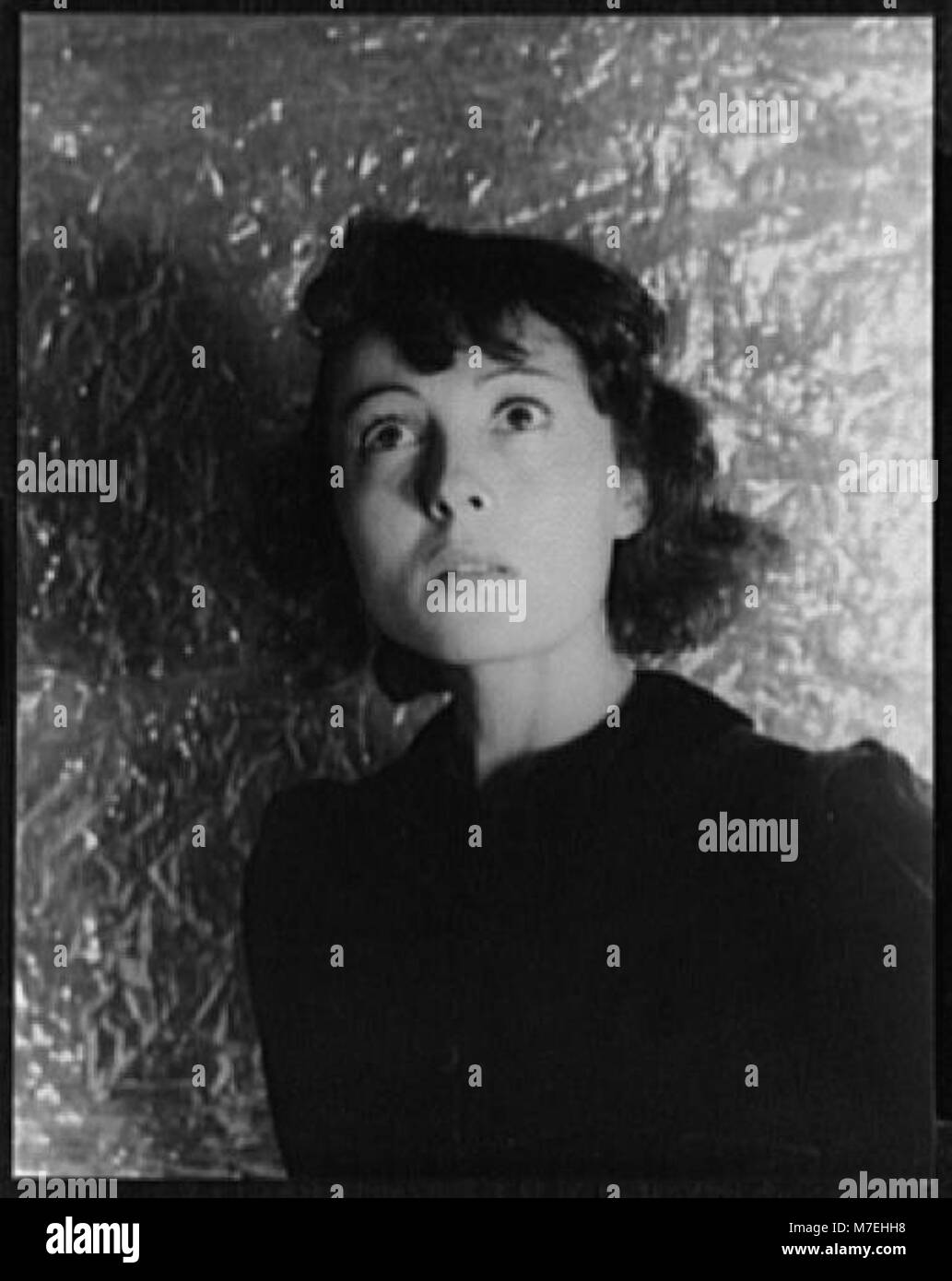 A portrait of Luise Rainer, the renowned actress, best known for her ...